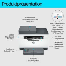HP Multifunktionsdrucker &raquo;LaserJet MFP M234sdn&laquo; schwarz Kunststoff