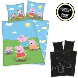 Peppa Pig Kinderbettwäsche »« 2 Stk. tlg. mit tollem Motiv bunt Obermaterial: 100% Baumwolle B/L: 135 cm x 200 cm