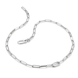 Thomas Sabo Damen Thomas Sabo Charm-Kette &raquo;Charm Club Connect: Paperclip mit einem Connect Link&laquo; silber