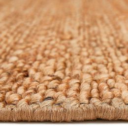 ANDIAMO Teppich &raquo;Manaus&laquo; rechteckig 10 mm H&ouml;he Jute-Teppich, handweb, Naturfaser, Wohnzimmer beige Obermaterial: 80% Jute, 20% Baumwolle