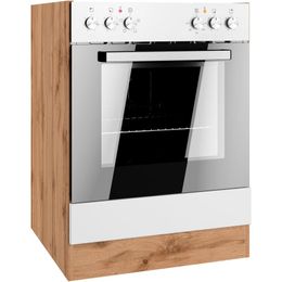 KOCHSTATION Herdumbauschrank &raquo;KS-Lana&laquo; Breite 60 cm wei&szlig; Holzwerkstoff, MDF