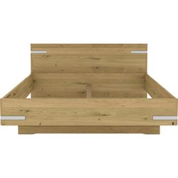 Musterring Holzbett &raquo;Savona, Bettgestell, Bettrahmen, teilmassiv Bianco-Eiche&laquo; Belastbarkeit 220 Kg, 4-fache Liegeh&ouml;henverstellung, MADE IN GERMANY, Kopfteil in 
