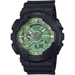 Casio G-Shock Herren Casio G-SHOCK Chronograph Quarzuhr,Armbanduhr,Herrenuhr,digital, bis 20 bar wasserd.Resinarmband schwarz