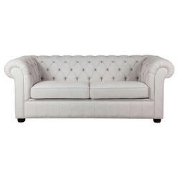 Home Affaire 3-Sitzer &raquo;CHARENTE, optionale Schlafsofa, Chesterfield-Sofa, Bettfunktion&laquo; mit edler Knopfheftung und typischen Armlehnen, B/T/H 198/89/