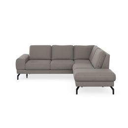 Sit & More sit&more Ecksofa &raquo;Cinturo L-Form&laquo; inklusive Sitztiefenverstellung und Federkern, Sitzh&ouml;he 48 cm grau