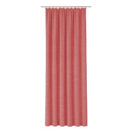 WIRTH Vorhang »Trondheim 234 g/m²« Kräuselband 1 Stk. tlg. rosa Obermaterial: 100% Polyester 255 cm