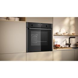 Neff Pyrolyse Backofen N 50 &raquo;B6ACP7AG3&laquo; mit Teleskopauszug nachr&uuml;stbar mit Pyrolyse-Selbstreinigung AirFry-Funktion grau Pyrolyse Backofen