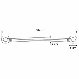 GERSTER Raffhalter &raquo;Morena&laquo; braun Viskosemischung