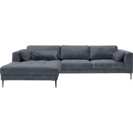 Trendmanufaktur Ecksofa &raquo;Luzi, wahlweise mit Schlaffunktion & Bettkasten. OTTOs Choice, L-Form&laquo; Designsofa mit tollem Sitzkomfort, Metallf&uuml;&szlig;e schwarz,