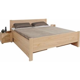Priess Bett &raquo;Husum Schlafzimmer Jugendzimmer Rahmenbett&laquo; mit Komforth&ouml;he verschiedene Ausf&uuml;hrungen hochwertige Premium Qualit&auml;t livornobuchefarben...