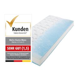 Beco Gelschaummatratze »GUMO MAXX, 7 Zonen Matratze 90x200, 140x200 und weitere Größen« 25 cm hoch 1 Stk. tlg. druckentlastende Gelschaumauflage,...