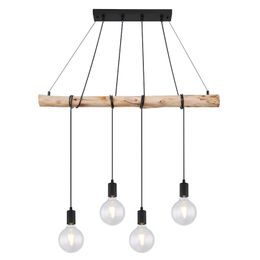 Globo LIGHTING Pendelleuchte »AUSTON« E27 1 Stk. Hängelampe, Wohnzimmer, Hängeleuchte, Design Leuchte schwarz matt