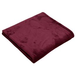 OTTO home Tagesdecke &raquo;Desner3&laquo; mit Cashmere-Touch, viele Farben erh&auml;ltlich, Decke ab 140x210 cm rot Polyester