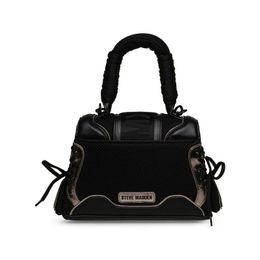 Steve Madden Damen Steve Madden Henkeltasche &raquo;Steve Madden Taschen Lederimitat/Textil&laquo; schwarz