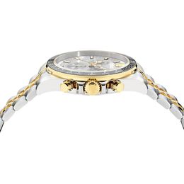 Versace Herren Chronograph &raquo;GRECA CHRONO WAVE&laquo; Quarzuhr, Armbanduhr, Herrenuhr, Swiss Made, Edelstahlarmband, analog gold