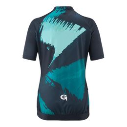 Gonso Radtrikot »LESIMA« Damen MTB-Radshirt kurzarm, leichtes Fahrradtrikot mit RV-Tasche nachtblau 48 48 Etwas weitere Passform