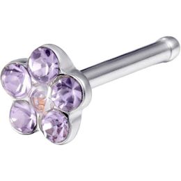 Firetti Nasenpiercing-Set &raquo;Multipack Schmuck Geschenk Edelstahl Piercing Nasenstecker Flower&laquo; mit Preciosa Crystal bunt Nasenpiercing-Set