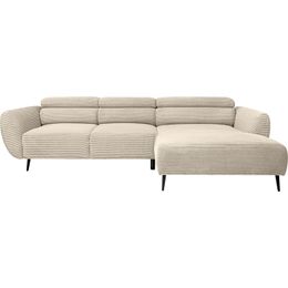 WERK2 Ecksofa &raquo;Alisson, mit elektrischer Sitztiefenverstellung, L-Form, Breite 277 cm&laquo; Alisson &ndash; flexibler Komfort mit modernem Design und smarten 