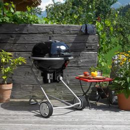 R&ouml;sle R&Ouml;SLE Holzkohlegrill &raquo;Kugelgrill No.1, 25006&laquo; AIR F60, mit Air Control System, klappbarer Edelstahl-Grillrost schwarz