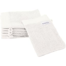 Tom Tailor HOME Waschhandschuh &raquo;Waschhandschuh COLOR BATH&laquo; Crisp White Obermaterial: 100% Baumwolle B/L: 16 cmx21 cm