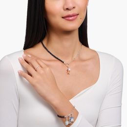 Thomas Sabo Damen Thomas Sabo Charm-Einh&auml;nger &raquo;Lebkuchenm&auml;nnchen&laquo; mit Zirkonia (synth.)