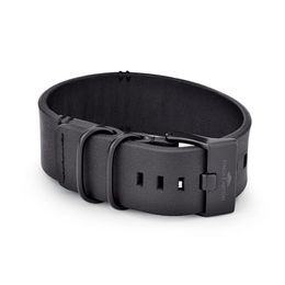 Fynch-Hatton Herren Fynch-Hatton Lederarmband &raquo;Schmuck Geschenk Armband The Wide Leather&laquo; schwarz