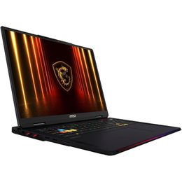 MSI Gaming-Notebook &raquo;Raider 18 HX AI A2XWJG-074&laquo; 45,8 cm / 18 &prime;&prime; Intel Core Ultra 9 GeForce RTX 5090 2 GB SSD schwarz