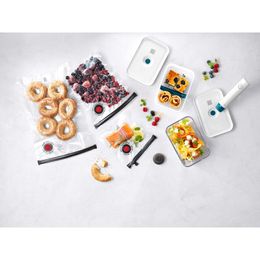 Zwilling Aufbewahrungssystem &raquo;Fresh&Save Aufbewahrungsbox&laquo; Set, 21 Stk. tlg. Borosilikatglas,Kunststoff, Silikon, (Set, 21tlg), (Vakuum Starterset) wei&szlig;