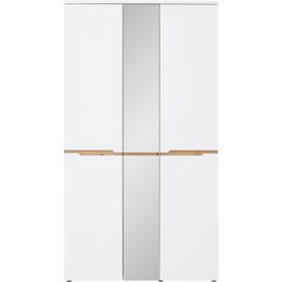Innostyle Garderobenschrank &raquo;Memphis Garderobenschrank, 105x192x38cm (B/H/T)&laquo; 1 Stk. tlg. wei&szlig; ABS-Kunststoff, Dekorfolie, Holzwerkstoff, MDF