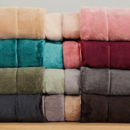 s.Oliver Wohndecke &raquo;Doublesoft&laquo; 150 x 200 cm (Breite x L&auml;nge), praktische Wendedecke, Kuscheldecke rosa/ecru Obermaterial: 100% Polyester B/L: 150...
