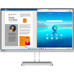 Lenovo LED-Monitor »L27i-40(H23270FL0)« 69 cm/27 ′′ 1920 x 1080 px Full HD 6 Reaktionszeit 100 Hz grau Anschlüsse: 2x HDMI, 1x VGA