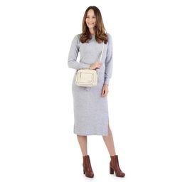 Samantha Look Damen Umh&auml;ngetasche echt Leder beige