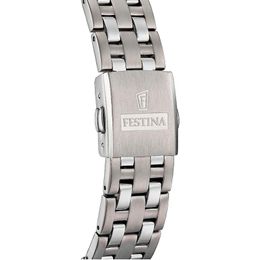 Festina Herren &raquo;Calendario Titanium&laquo; Armbanduhr, Herrenuhr, analog, Tag silber