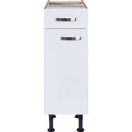 KOCHSTATION Unterschrank &raquo;KS-Cara&laquo; Breite 30 cm, mit Vollauszug und Soft-Close-Funktion wei&szlig;