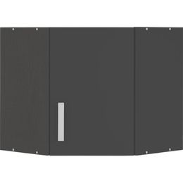 KOCHSTATION Eckh&auml;ngeschrank &raquo;KS-Gera&laquo; Breite 60 x 60 cm grau Spanplatte