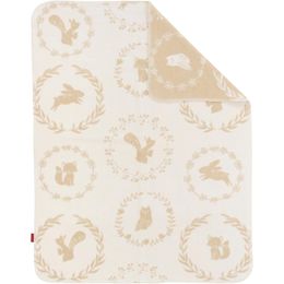 s.Oliver Junior Kinderdecke &raquo;Waldtiere&laquo; mit s&uuml;&szlig;en Waldtieren beige Baumwolle, Polyacryl, Polyester