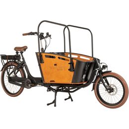 VOGUE BIKE &raquo;Carry 2&laquo; 8 Gang Shimano Nexus Schaltwerk Nabenschaltung Mittelmotor 250 W Pedelec, Elektrofahrrad f&uuml;r Damen u. Herren schwarz+schwarz