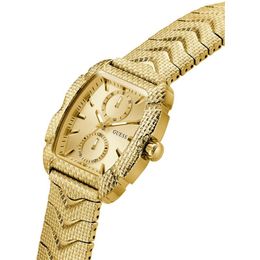 Guess Herren Multifunktionsuhr &raquo;NILE&laquo; Quarzuhr, Armbanduhr, Herrenuhr, Datum, Wochentag, Edelstahlarmband gold