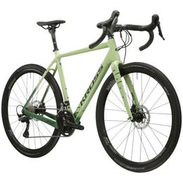 KROSS Gravelbike »Gravelbike Esker 8.0 28" grün« 22 Gang Shimano GRX RX810 Schaltwerk Kettenschaltung grün+grün