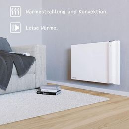 Stiebel Eltron Konvektor &raquo;&raquo;CND 75&laquo;, Duo Wandkonvektor, Elektroheizung energiesparend, 0,75 kW&laquo; f&uuml;r ca. 9 m&sup2;, LCD-Display, Wochentimer, ohne Stecker, 