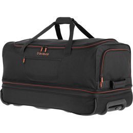 Travelite Herren Travelite Reisetasche &raquo;BASICS, verschiedene Gr&ouml;&szlig;en und Farben&laquo; Duffle Bag Reisegep&auml;ck Sporttasche Reisebag mit Trolleyfunktion orange