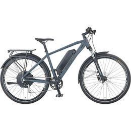 Prophete &raquo;Stack 2.0&laquo; 9 Gang Shimano Kettenschaltung Heckmotor 250 W Pedelec, Elektrofahrrad f&uuml;r Damen u. Herren, MTB schwarz+schwarz