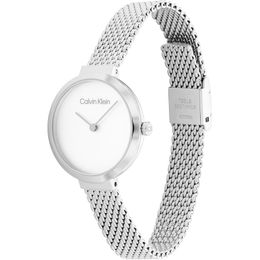 Calvin Klein Damen Quarzuhr &raquo;MINIMALISTIC T BAR 28 mm&laquo; Armbanduhr, Damenuhr, Mineralglas, Edelstahlarmband silber