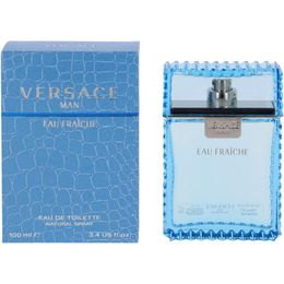 Versace Herren Eau de Toilette &raquo;Eau Fra&icirc;che&laquo; Zitrischer Herrenduft mit Karambola, Zedernbl&auml;tter und Moschus. blau