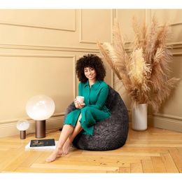 MAGMA Sitzsack &raquo;BeanBag FLUFFY XL&laquo; 1 Stk. tlg. grau Bezug: 100% Polyester
