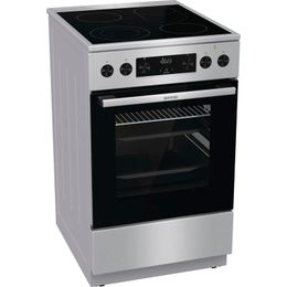 Gorenje Elektro-Standherd &raquo;GECS5C70XPA&laquo; mit 2-fach-Teleskopauszug Aqua Clean silber FrozenBake: Dieses effiziente Backprogramm eignet sich optimal f&uuml;r