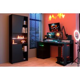 Parisot Jugendzimmer-Set &raquo;Gaming - Set&laquo; 2 Stk. tlg. Gaming-Set schwarz