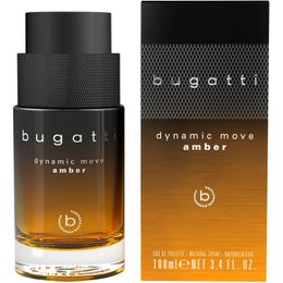 Bugatti Herren Bugatti Eau de Toilette &raquo;Dynamic Move Amber EdT 100ml&laquo; W&uuml;rziger Herrenduft mit Zimt, Veilchen, Tabak und Zedernholz. orange