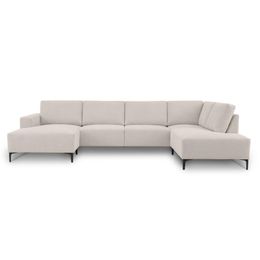 Home Affaire Wohnlandschaft &raquo;Tournon U-Form, XXL Sofa, Breite 333 cm, Webstoff, Chenille&laquo; Designsofa im nordischen Stil, Wellenunterfederung, 