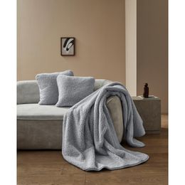 LeGer Home by Lena Gercke Dekokissen &raquo;LeGer, 2 Stk&laquo; hochwertig und kuschelig weich silber Obermaterial: 100% Polyester